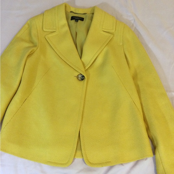 Talbots | Jackets & Coats | Talbots Yellow Blazer | Poshmark